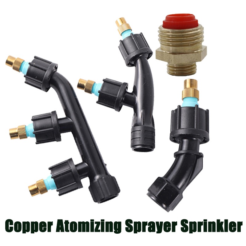Copper Atomizing Sprayer Nozzle Agricultural Single Double Three Nozzle ...