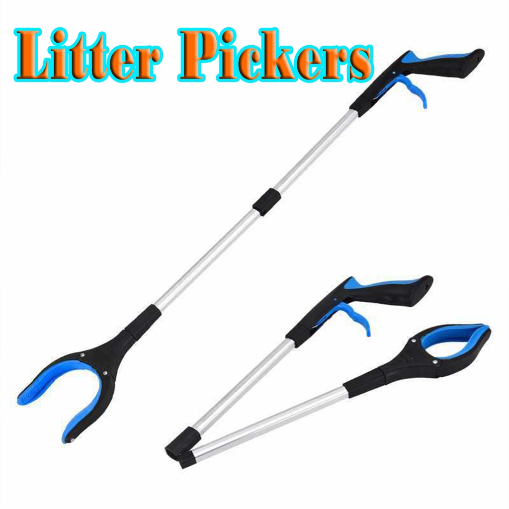 Foldable Litter Pickers Pick Up Tools Gripper Picker Grapper ...