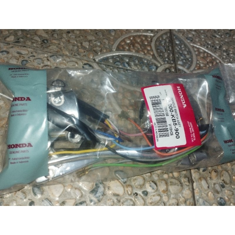 Honda genuine handle switch assy (left and right) for Honda tmx155 ...