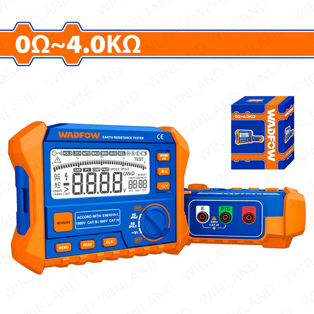 Wadfow by Winland 2-3 Pole Mode RCD/LOOP Leakage Current Insulation ...