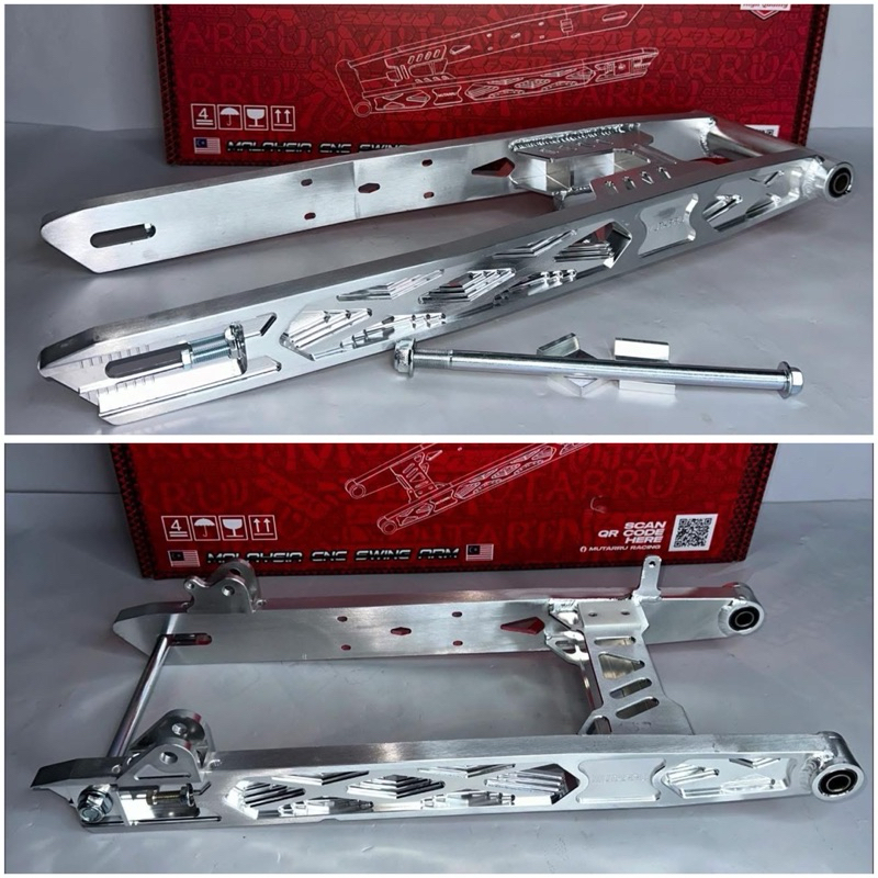 Mutarru Swing Arm Bar Alloy Malaysian Style Raider150 R150 wave125 xrm125 rs125 +2mm plus 2mm ...