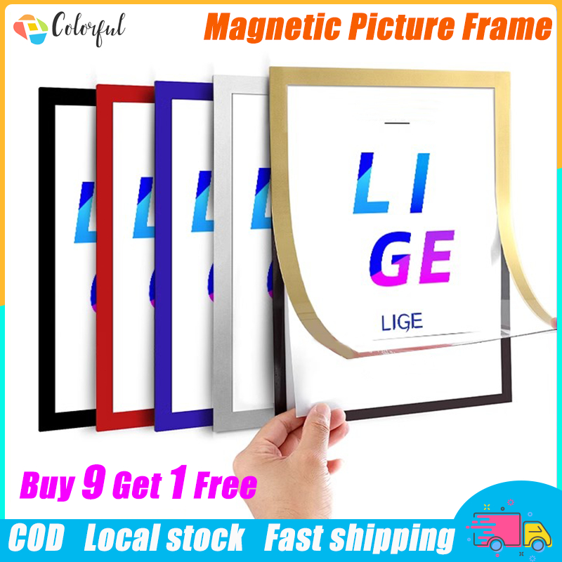 Self-Adhesive Magnetic Wall Frame for Photos and Certificates Magnetic ...