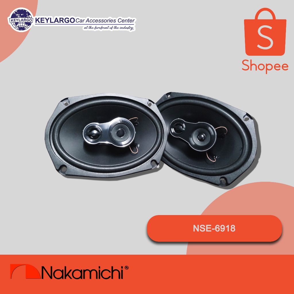NSE-6918 SPEAKER COAXIAL 6X9" 3-WAY, 40WATTS RMS- 260WATTS PEAK POWER | Shopee Philippines