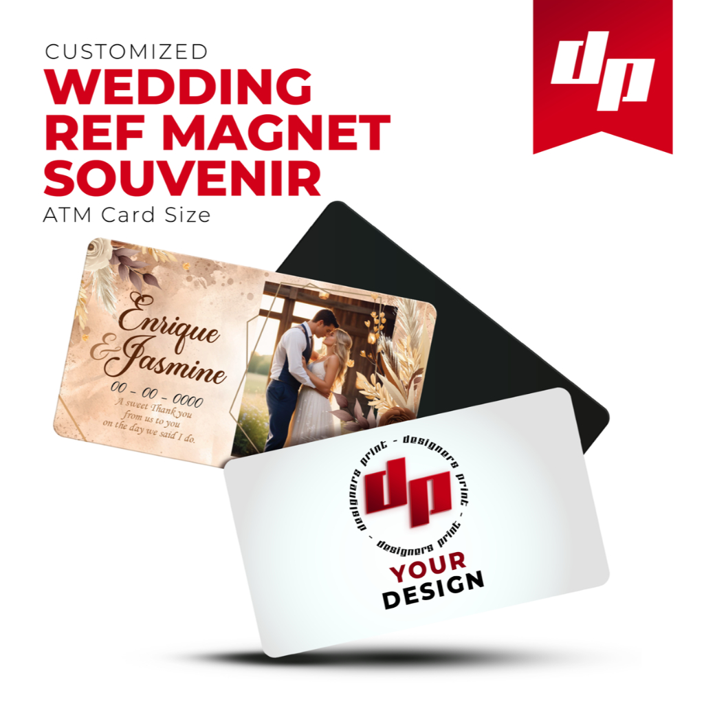 Customized Wedding Ref Magnet Souvenir ATM Card Size High Quality ...