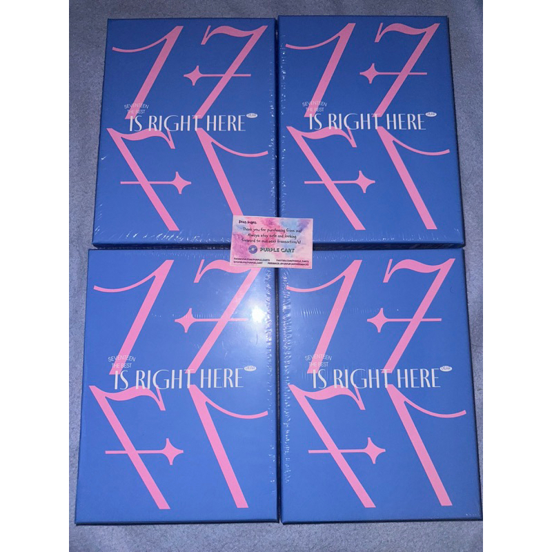 [ONHAND] Seventeen Best Album “17 is Right Here” Dear Version Sealed Album | Shopee Philippines