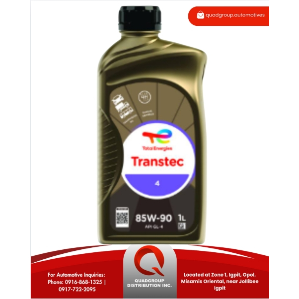 TotalEnergies TRANSTEC 4 85W-90 1 LITER | Shopee Philippines