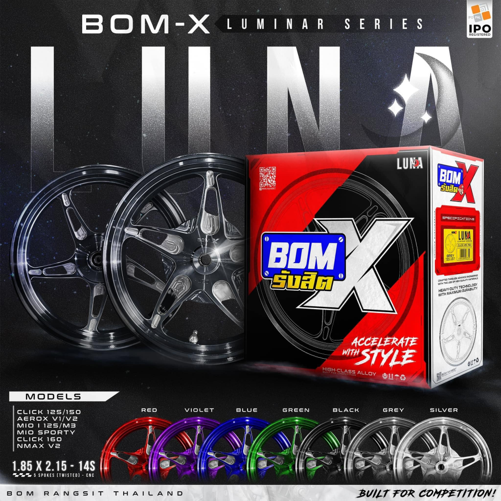 BOM RANGSIT MAGS LUNA FOR CLICK125/150 / MIOi125 / SPORTY | Shopee ...