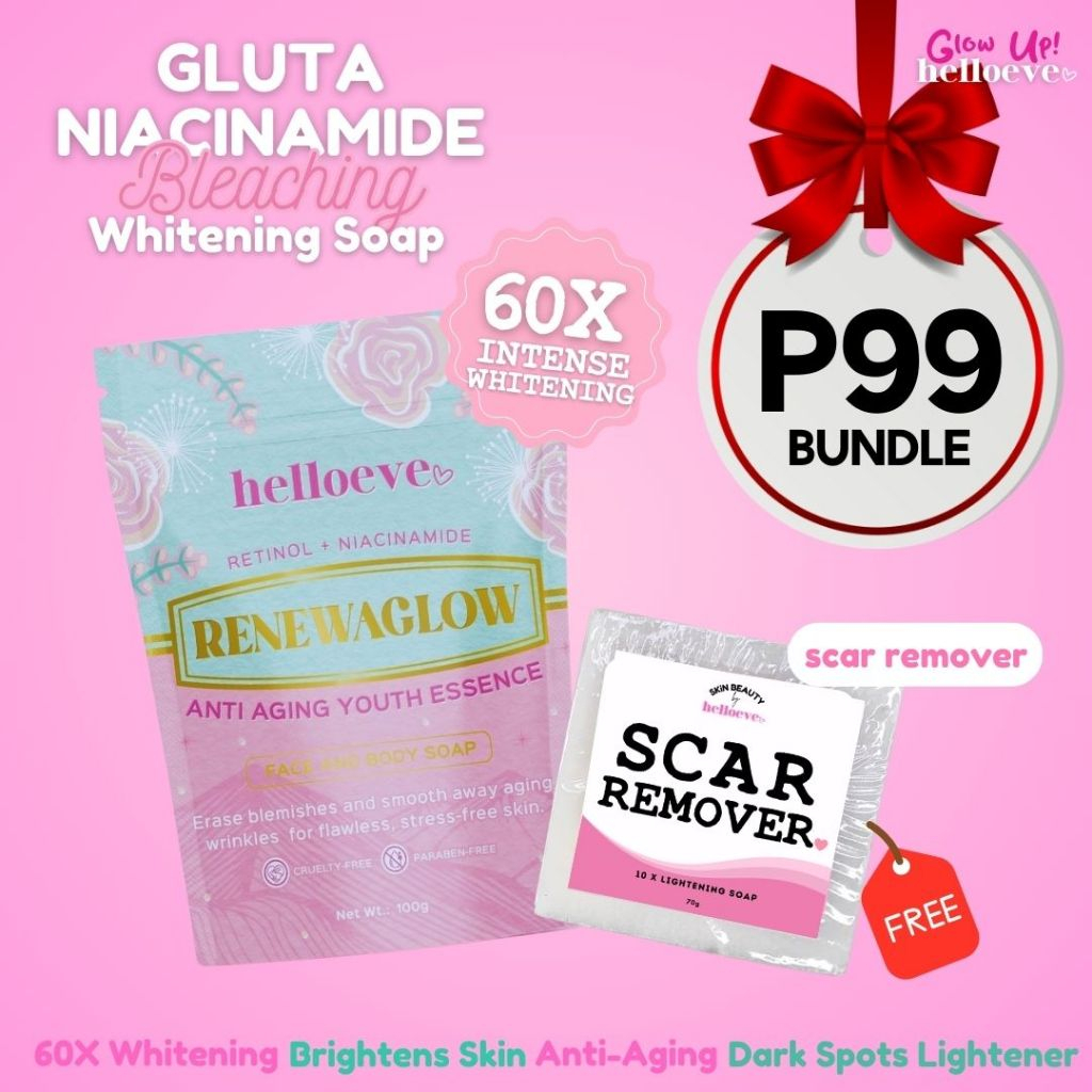 60X Whitening Soap BUY1 Get1 Glutathione Niacinamide Bleaching whipped ...