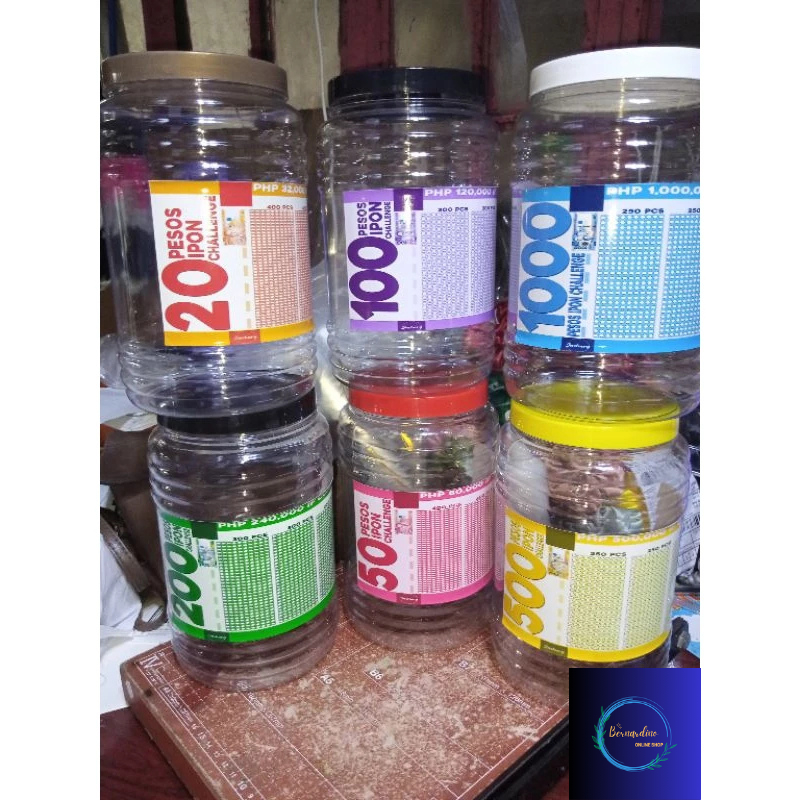 NEW VERSION PESO SENSE ALKANSYA IPON CHALLENGE/TRANSPARENT JAR(PHP99 ...