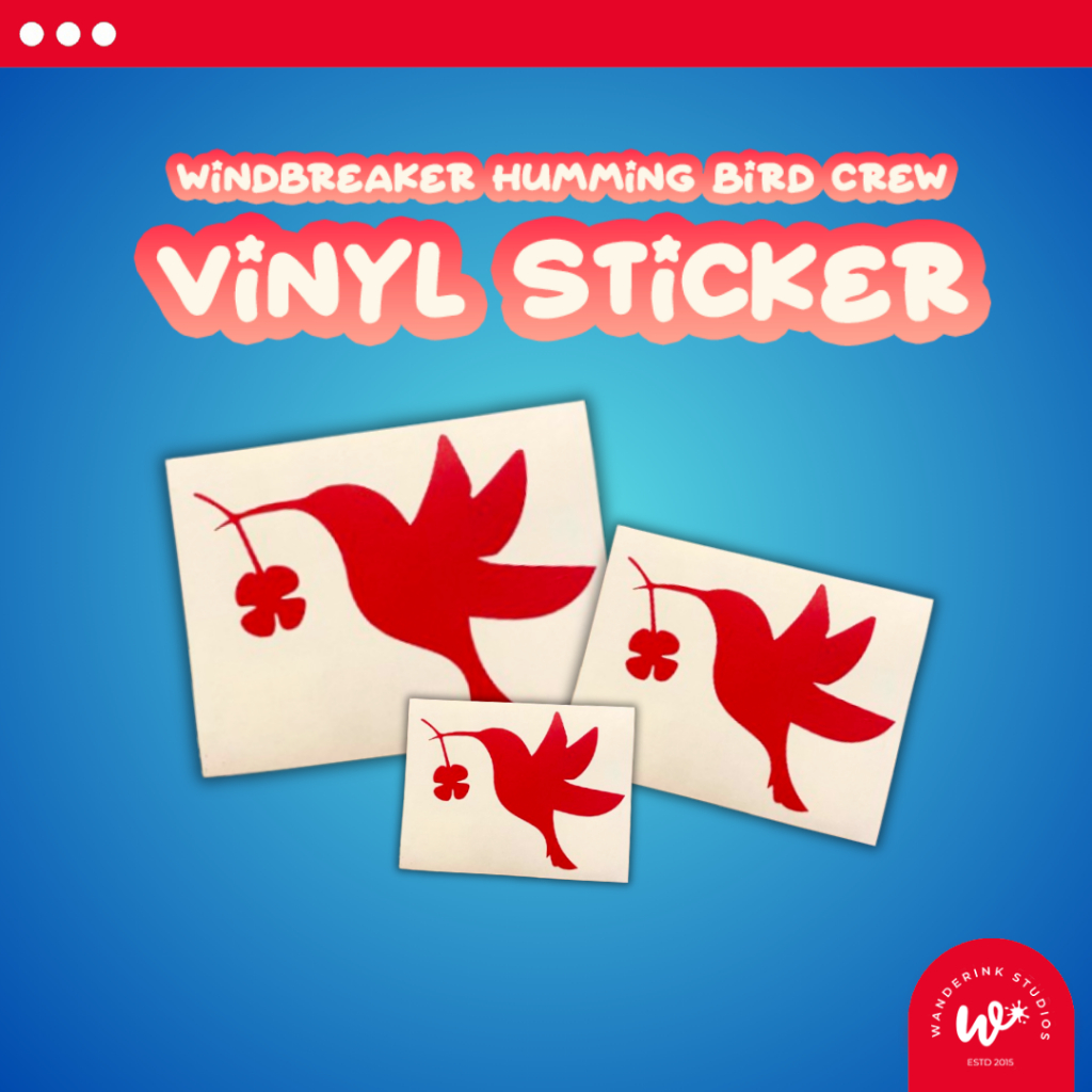 Windbreaker Webtoon Fan Merch Waterproof Matte and Glossy Vinyl Decals ...