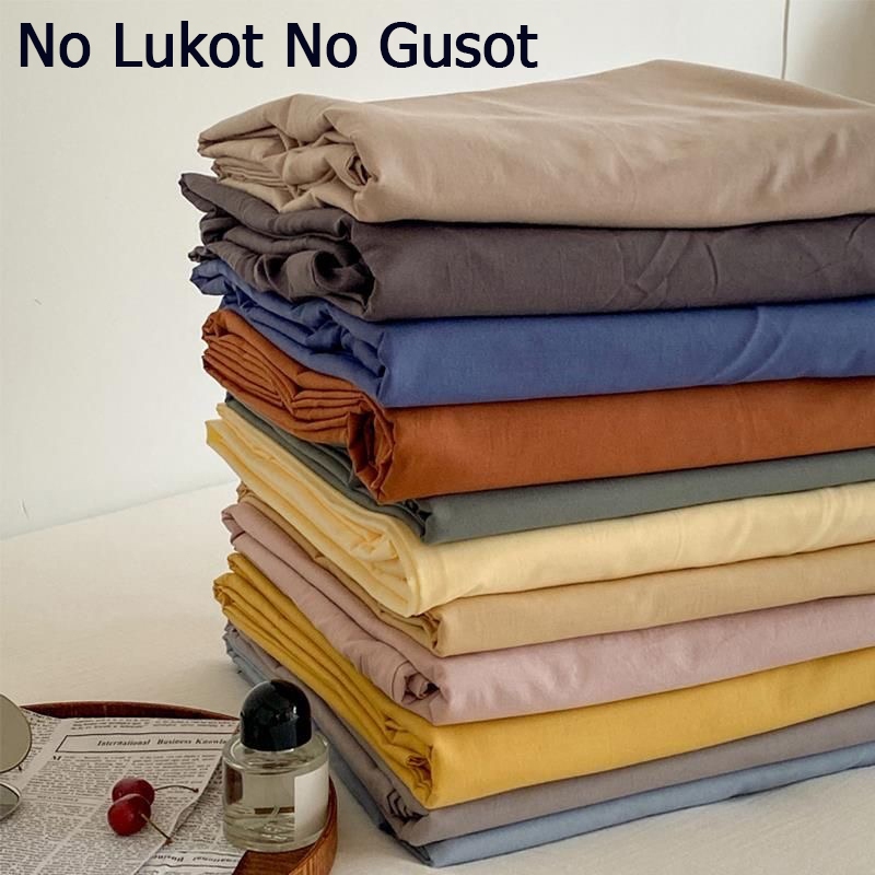 No Lukot No Gusot Bedsheet 3 in 1（Includes 1 Fitted Sheet & 2 ...