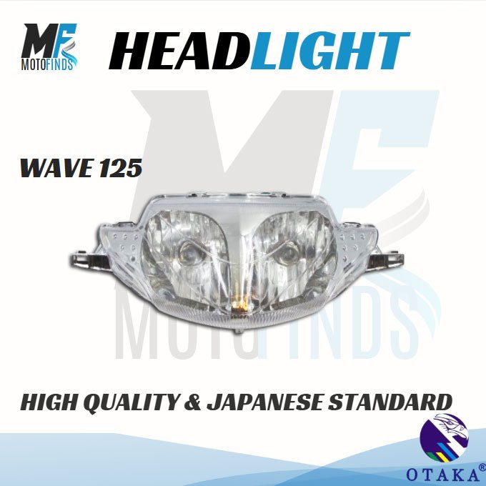MOTORCYCLE HEADLIGHT FOR WAVE 125i High Quality | Shopee Philippines