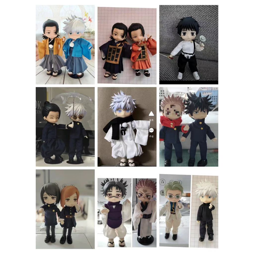 fan made Jujutsu Kaisen Gojo Geto Ryomen Sukuna Choso Yuji Megumi doll ...