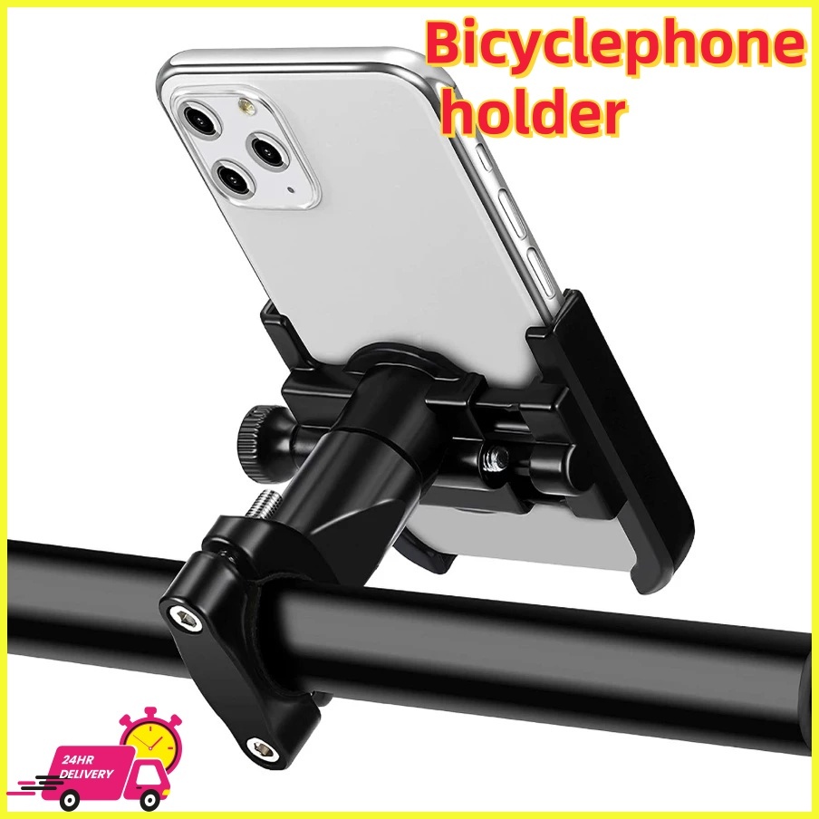 COD Phone Holder Aluminum Alloy Adjustable Bicycle Cellphone Holder for ...