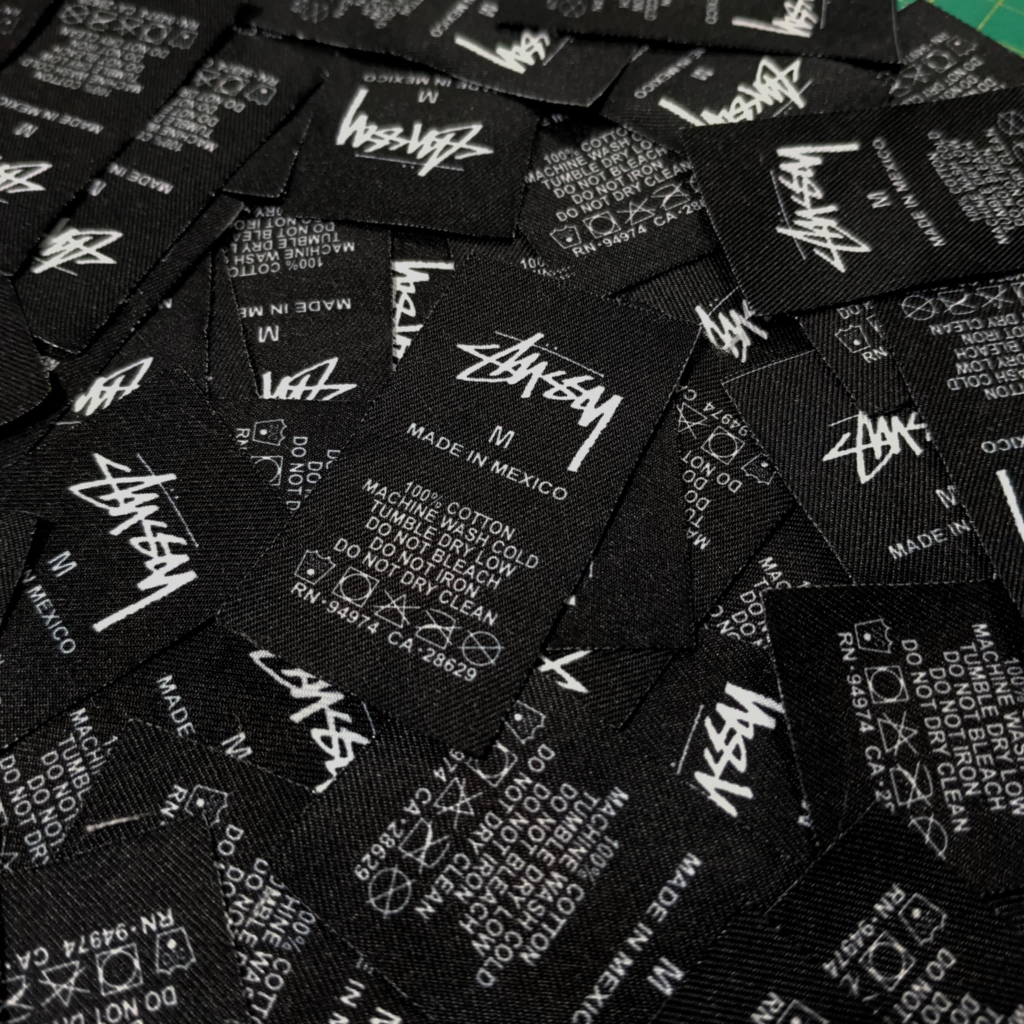 Stssy Branded Luxury Clothing Label Etiketa Clothes Tag | Shopee ...