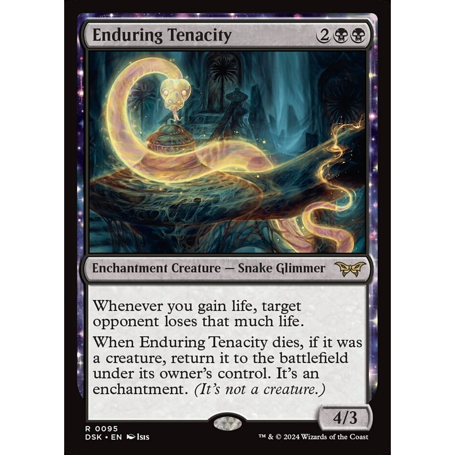 MTG Magic: The Gathering - Enduring Tenacity DSK | Shopee Philippines