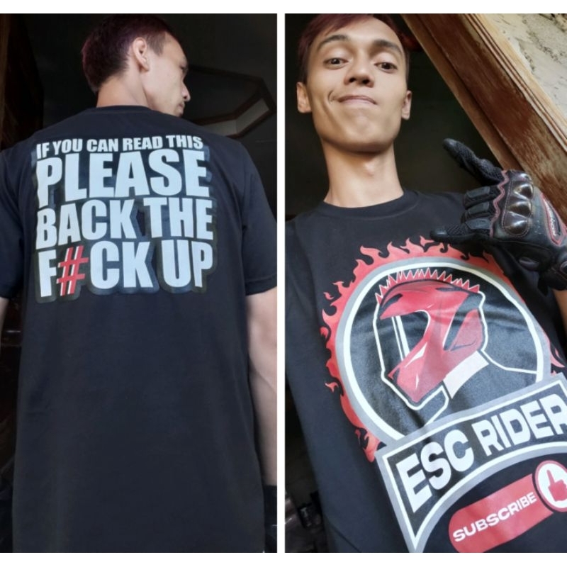 Rider shirt (ESC RIDER) | Shopee Philippines