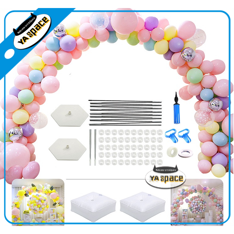 New!DIY Large Balloon Arch Kit Balloon Display Stand With Water ...