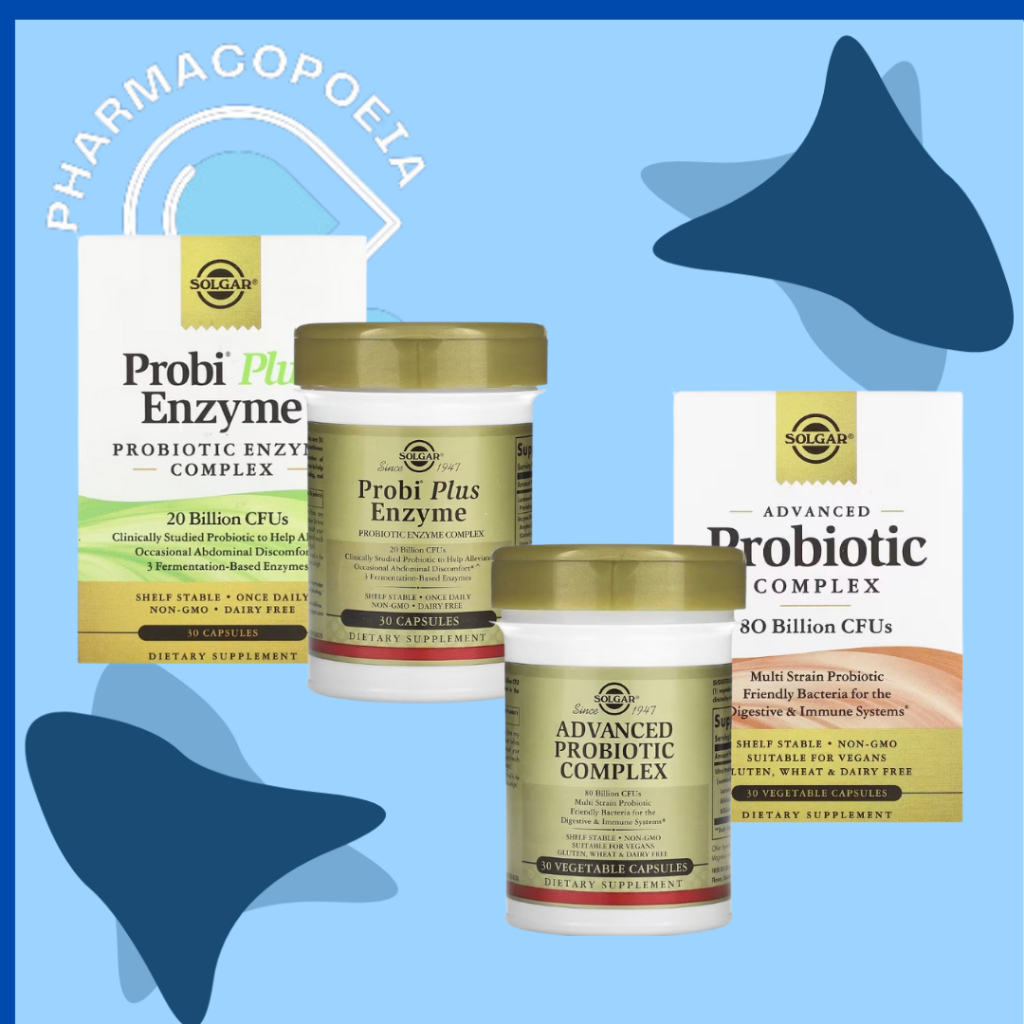 Pharmacopoeia | Solgar, Probi Plus Enzyme, Probiotic Enzyme, Advanced ...