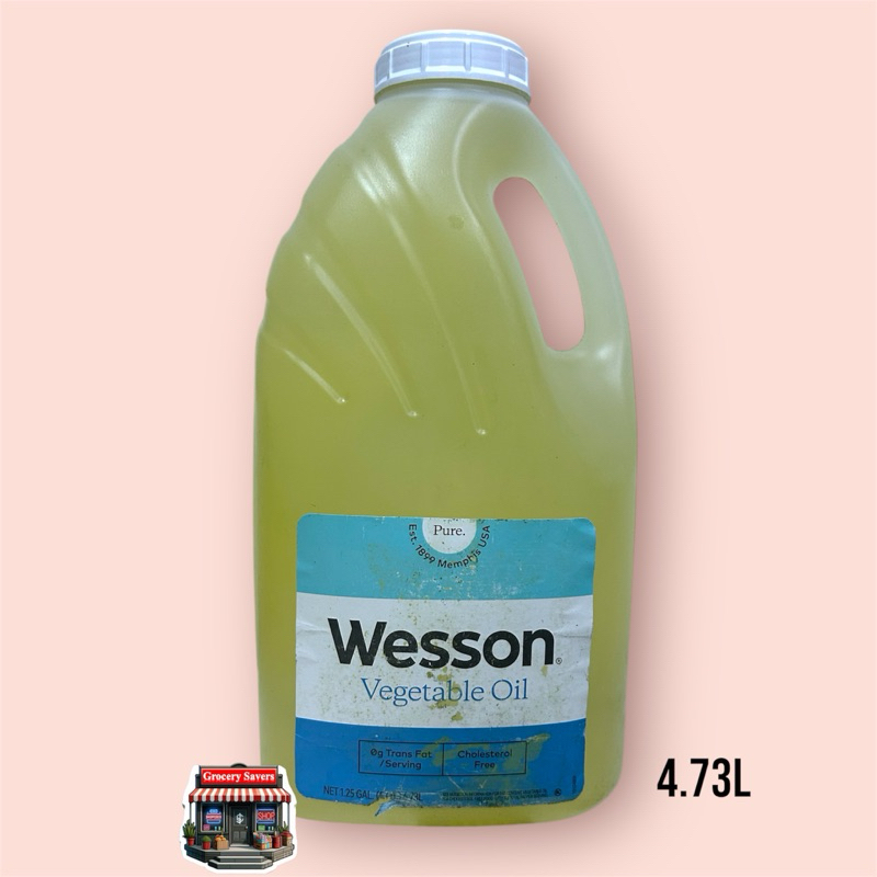 Wesson Pure Vegtable oil 4.7liters | Shopee Philippines