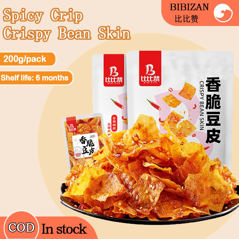 BIBIZAN 200g Latiao Sticks Snack Crispy Bean Skin Spicy Crip Assorted ...