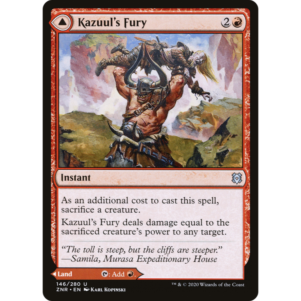 kazuul-s-fury znr-146 with BACK Proxy Playtest Card | Shopee Philippines