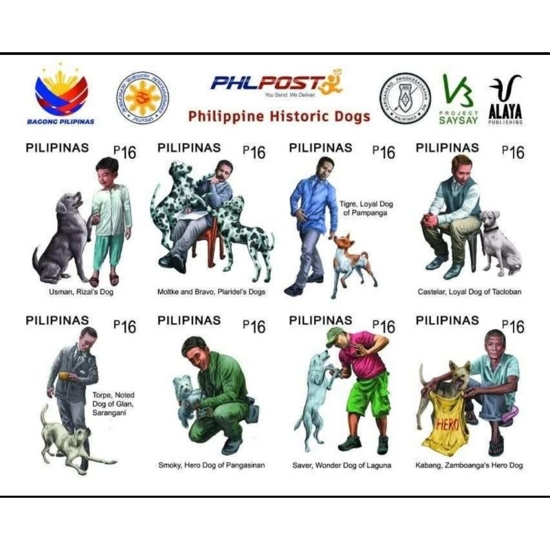 Philippine Historic Dog (1 sheet with 8 designs) | Shopee Philippines