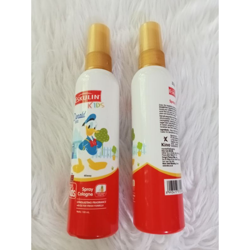 (buy1take1) Eskulin donald duck spray cologne (100ml) | Shopee Philippines