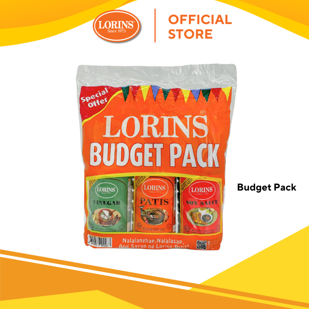Lorins Budget Pack (Fish Sauce, Soy Sauce and Vinegar) | Shopee Philippines
