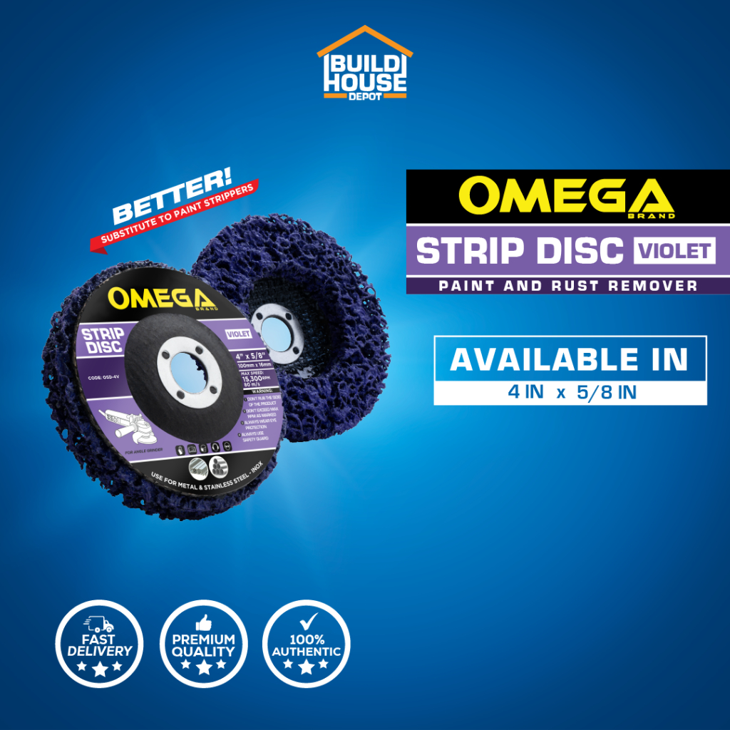 OMEGA Strip Disc Fiberglass Backing - For Paint and Rust Stripping ...