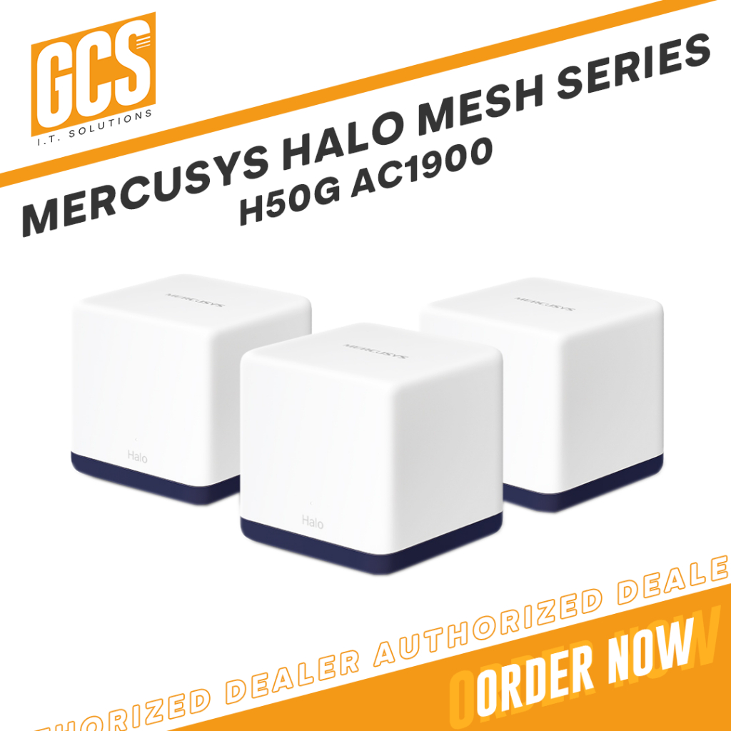 Mercusys Halo H50G AC1900 Whole Home Mesh Wi-Fi System | Shopee Philippines