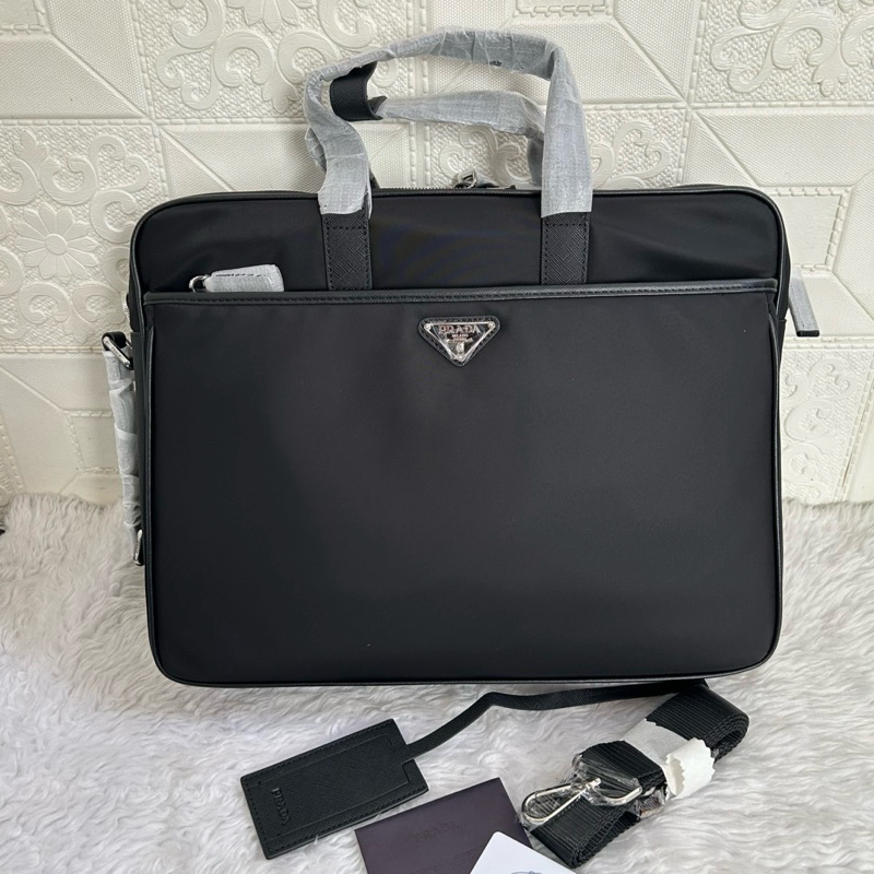Prada Laptop Sling Hand Backpack Bag fit up to 18” Laptop | Shopee ...
