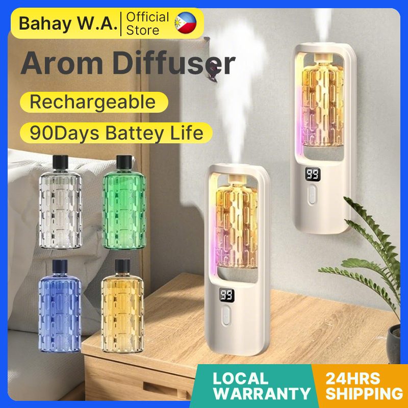 Rechargeable Aromatherapy Machine with Digital Display - Auto Fragrance ...