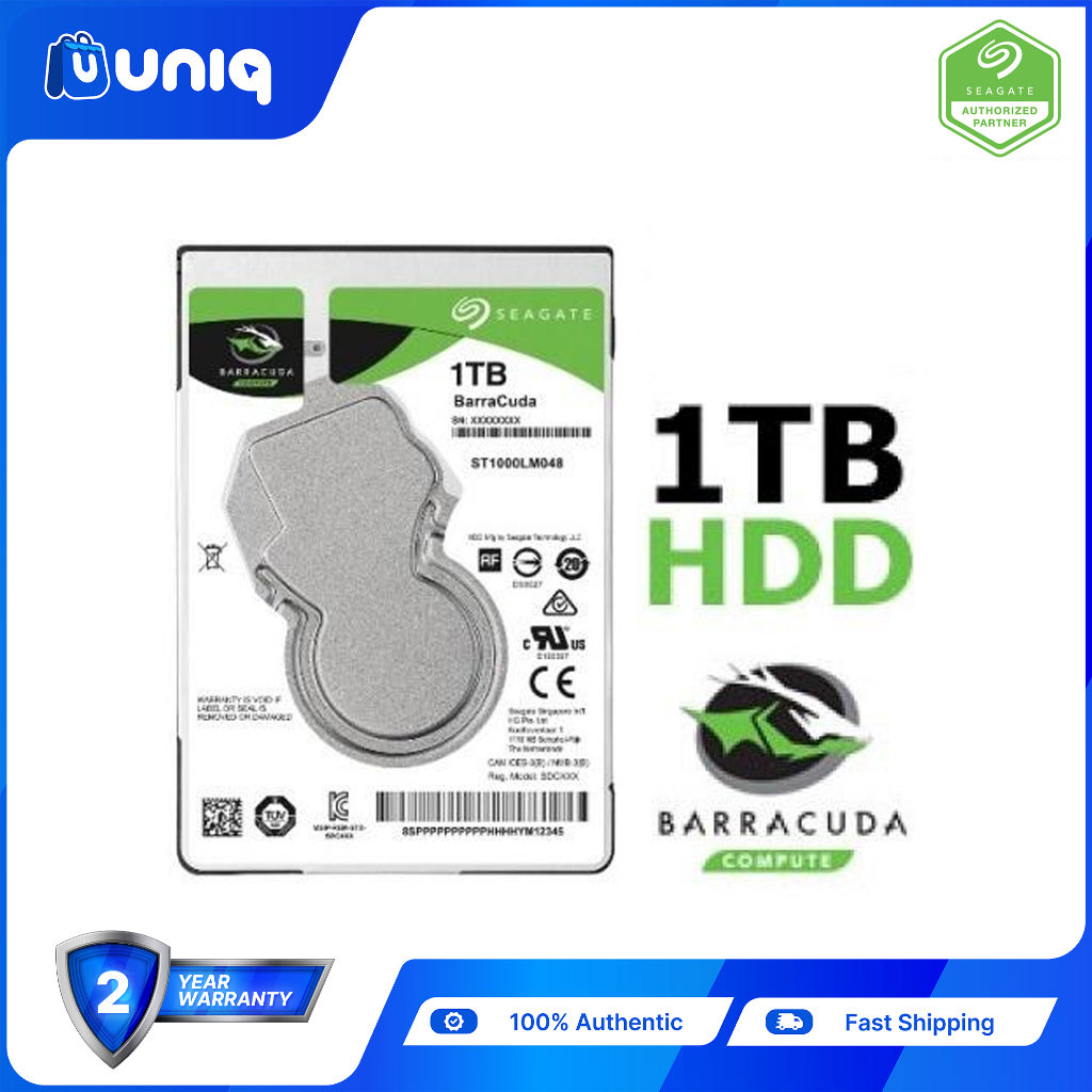 Seagate BarraCuda 1TB 2.5" SATA Internal Hard Drive (ST1000LM048) | Shopee Philippines