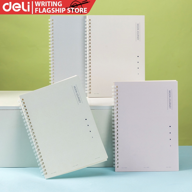Deli Spiral Notebook A5 Journal Notebook 60 Sheets Big Binder Notebooks ...