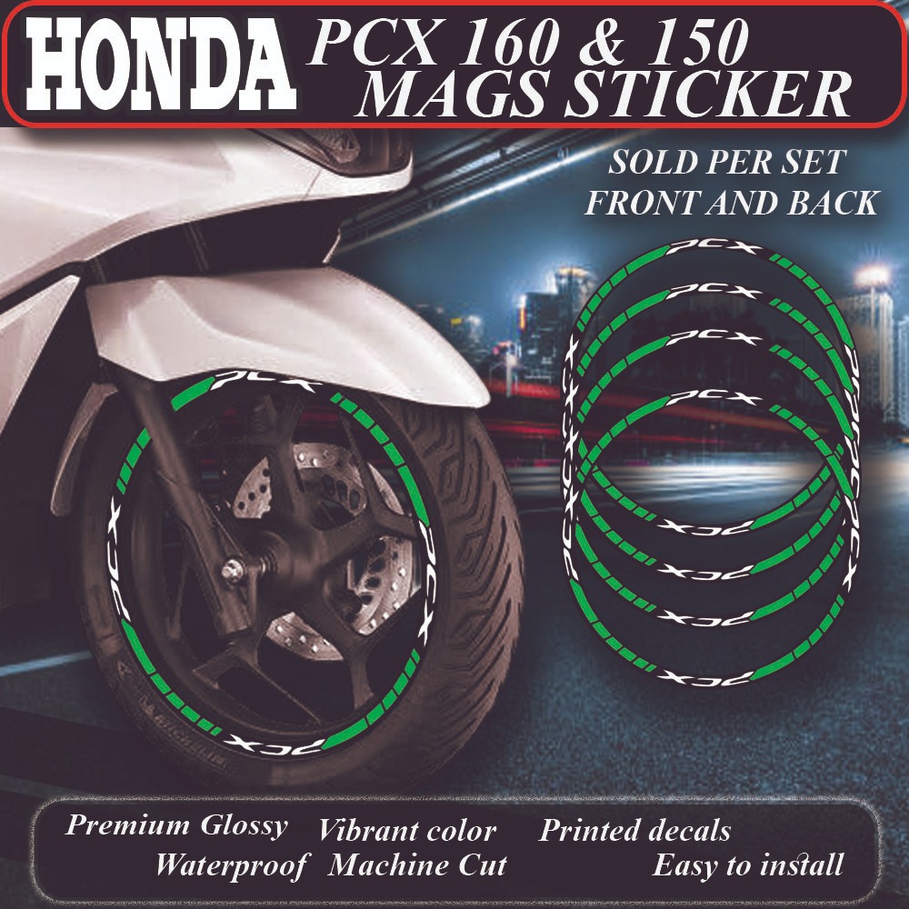 PCX 160 & 150 MAGS STICKER/ PCX 160 & 150 STICKER SET / PCX DECALS ...