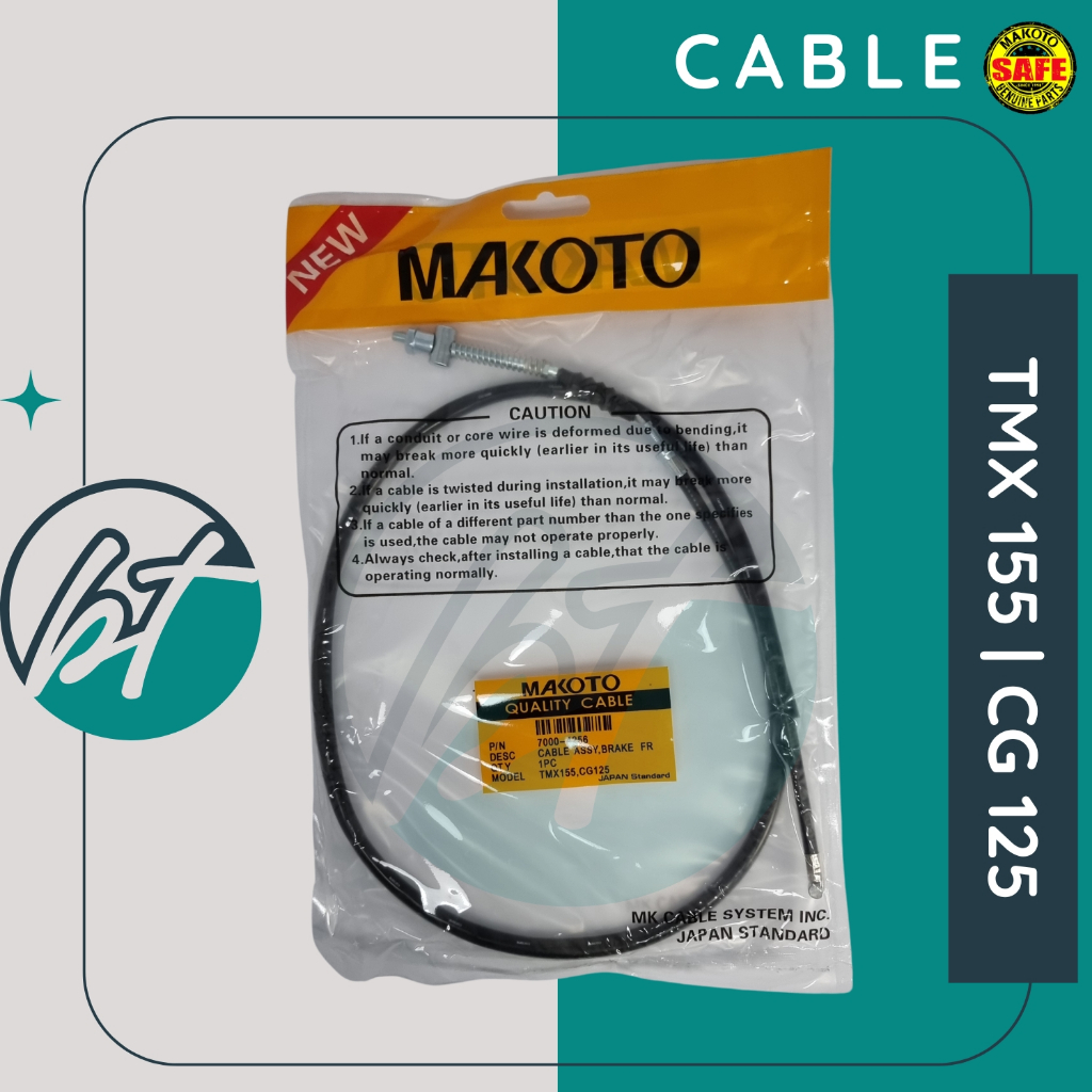 Makoto | Cable | TMX 155, CG 125 | Front Brake | Speedometer | Throttle ...