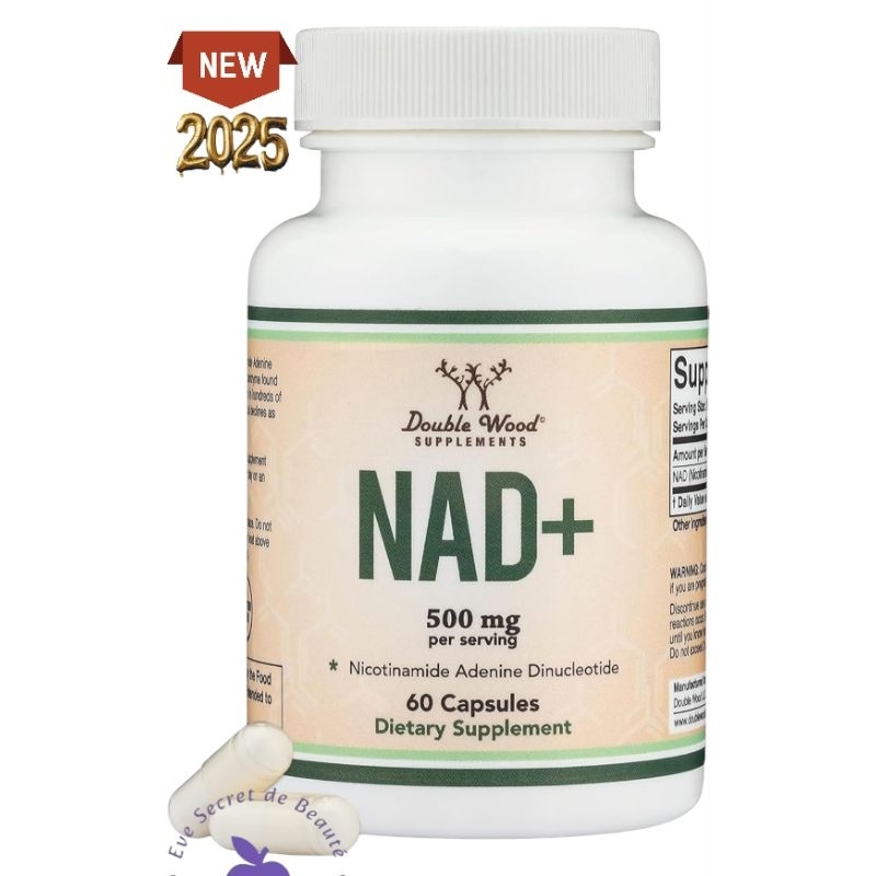 Double Wood NAD+ 95% Pure NAD+ NAD Booster Similar to Nicotinamide ...