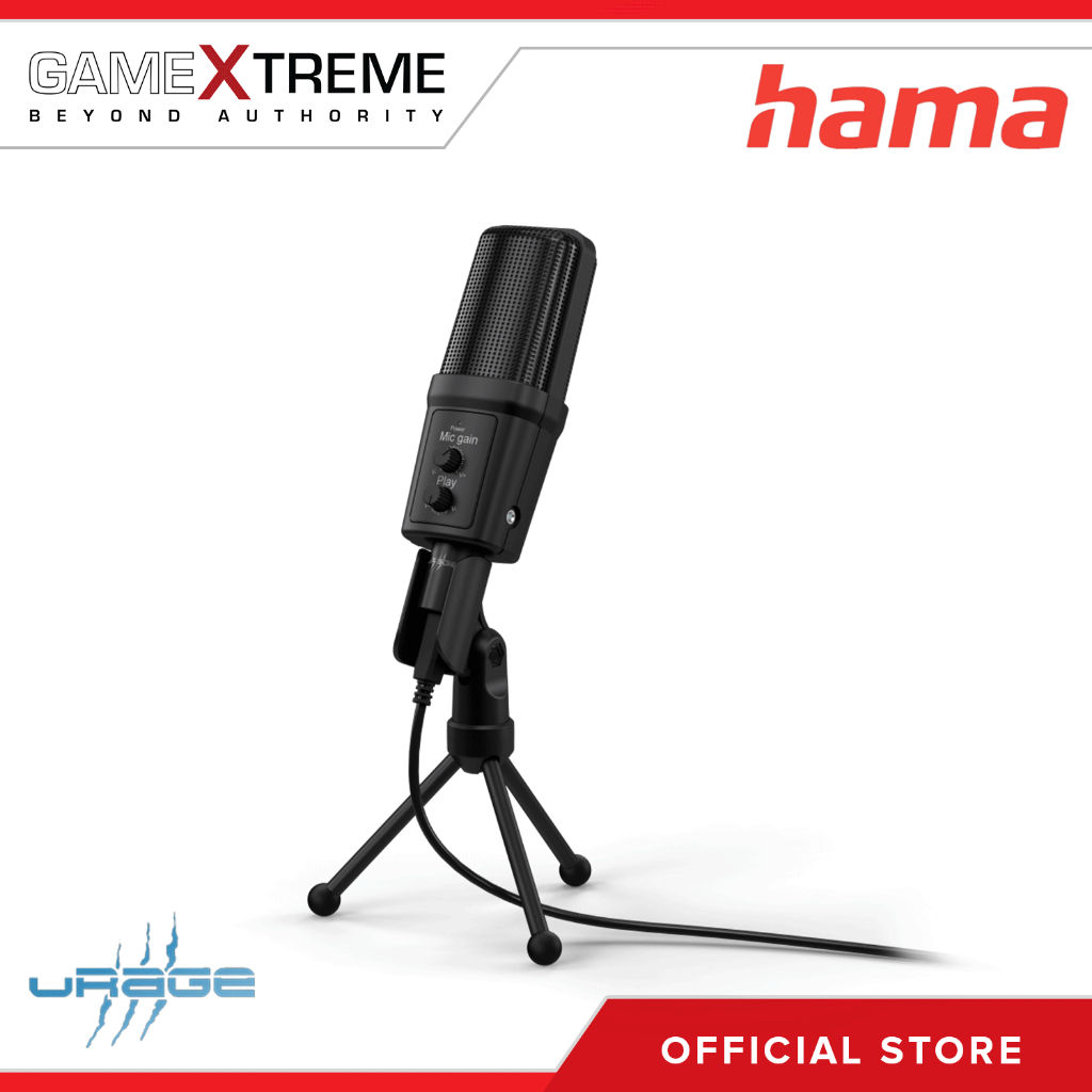 Hama uRage Stream 700 HD Powerful HD-USB Gaming Microphone | Shopee ...