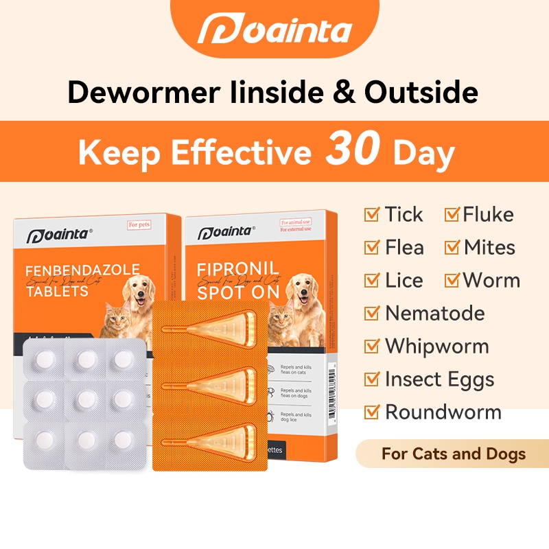 PUAINTA Deworming Solution: Effective Tick and Flea Control for Pets ...