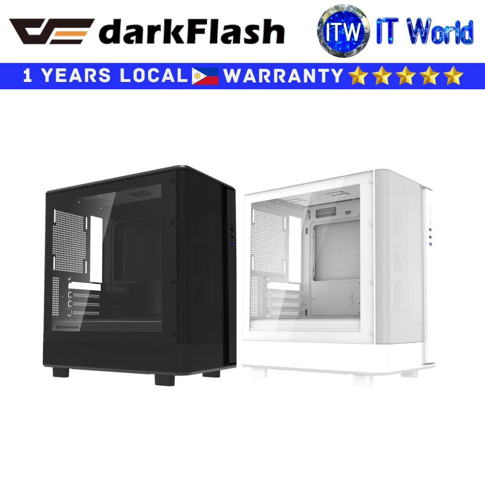Darkflash Computer PC Case DB330M Mesh Luxury MATX (Black | White ...
