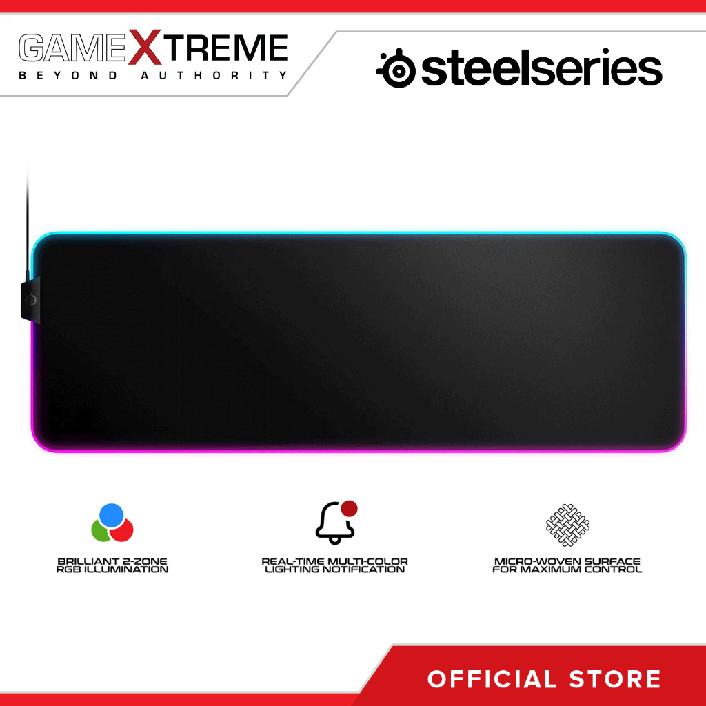 Steelseries 63826 QCK Prism Cloth Gaming Pad XL RGB | Shopee Philippines