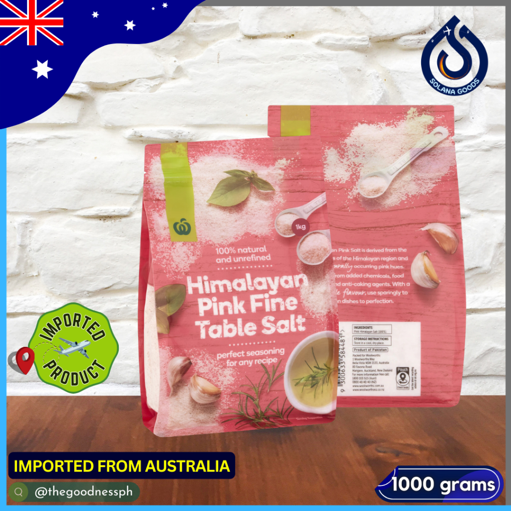 Woolworths Himalayan Pink Fine Table Salt - 1kg - Imported from ...