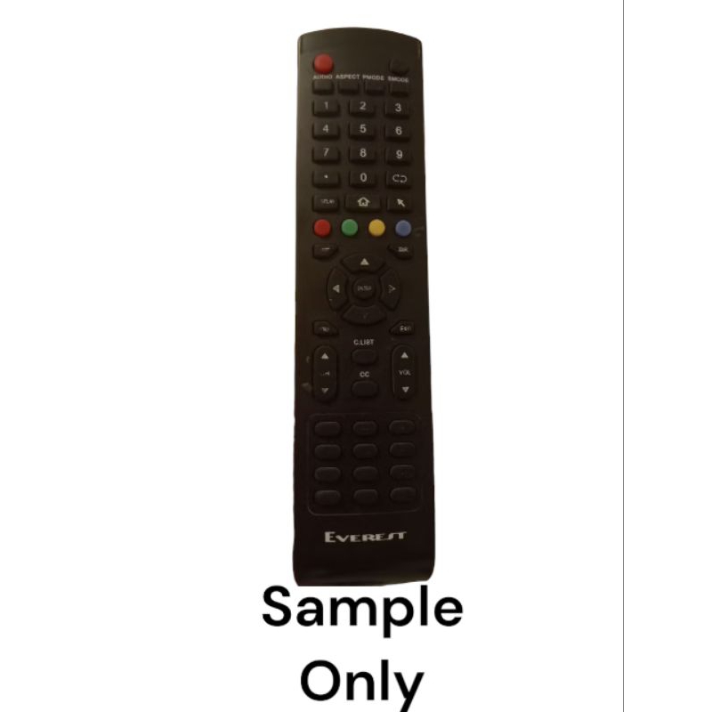 Everest Android Smart TV Remote, Replacement Remote ONLY | Shopee ...