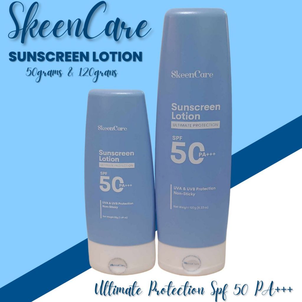 SkeenCare Sunscreen Lotion SPF50+++ Ultimate Protection 50g&120g ...