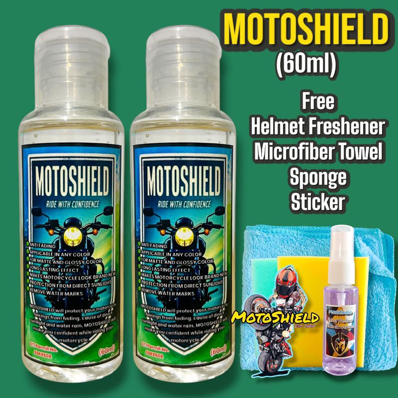 MOTOSHIELD (Buy1take1) Matte and Glossy ARMOR WAX (Free Helmet ...
