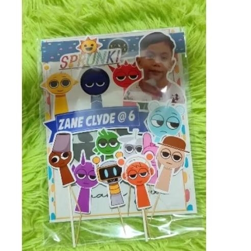 SPRUNKI CAKE TOPPER THEME | Shopee Philippines