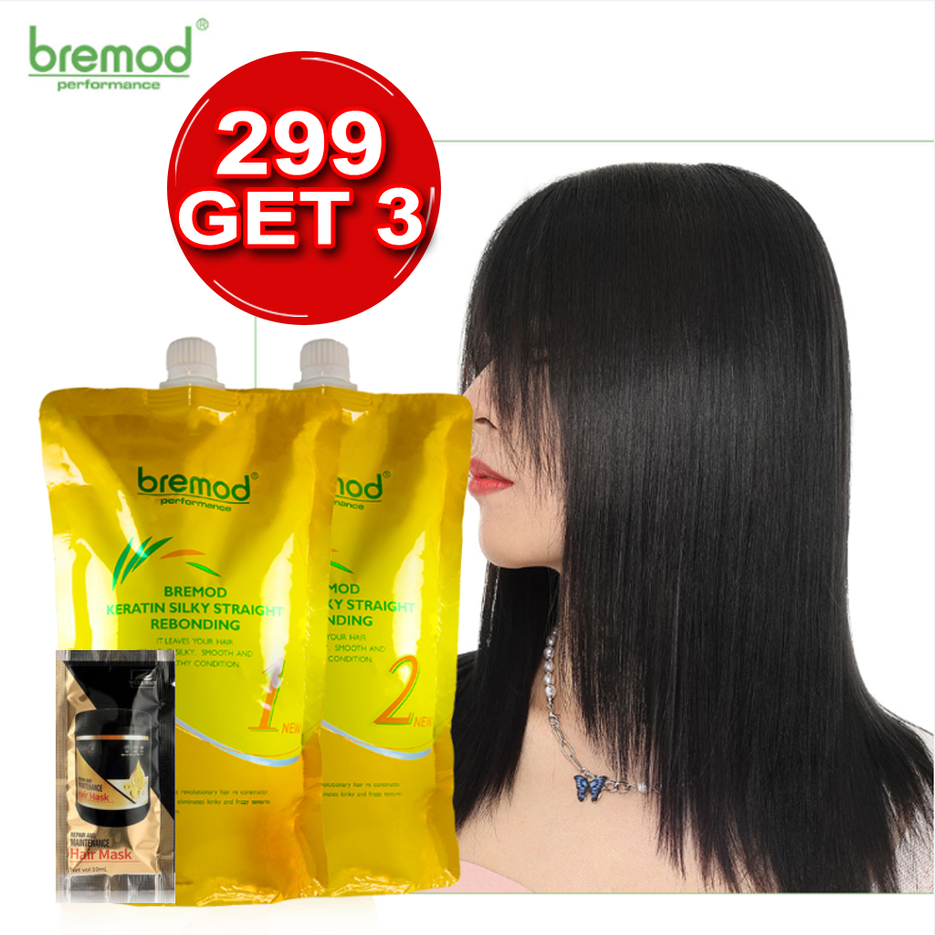 Bremod Rebonding kit Keratin Repairing Strightening Silky Rebond for ...