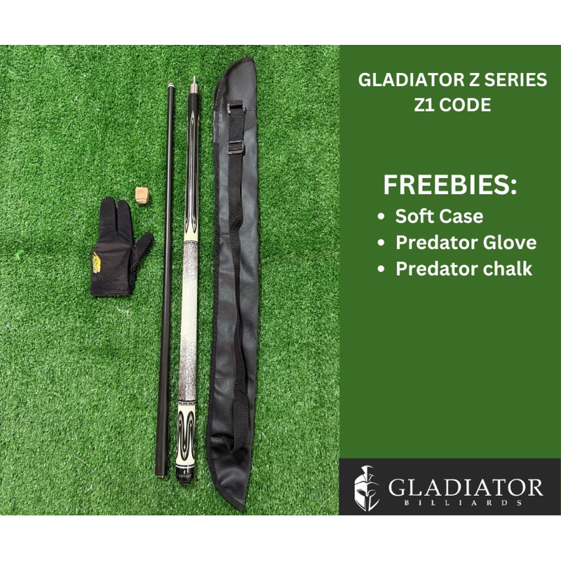 Gladiator Z Series (Z1) Billiard Cue Stick | Shopee Philippines