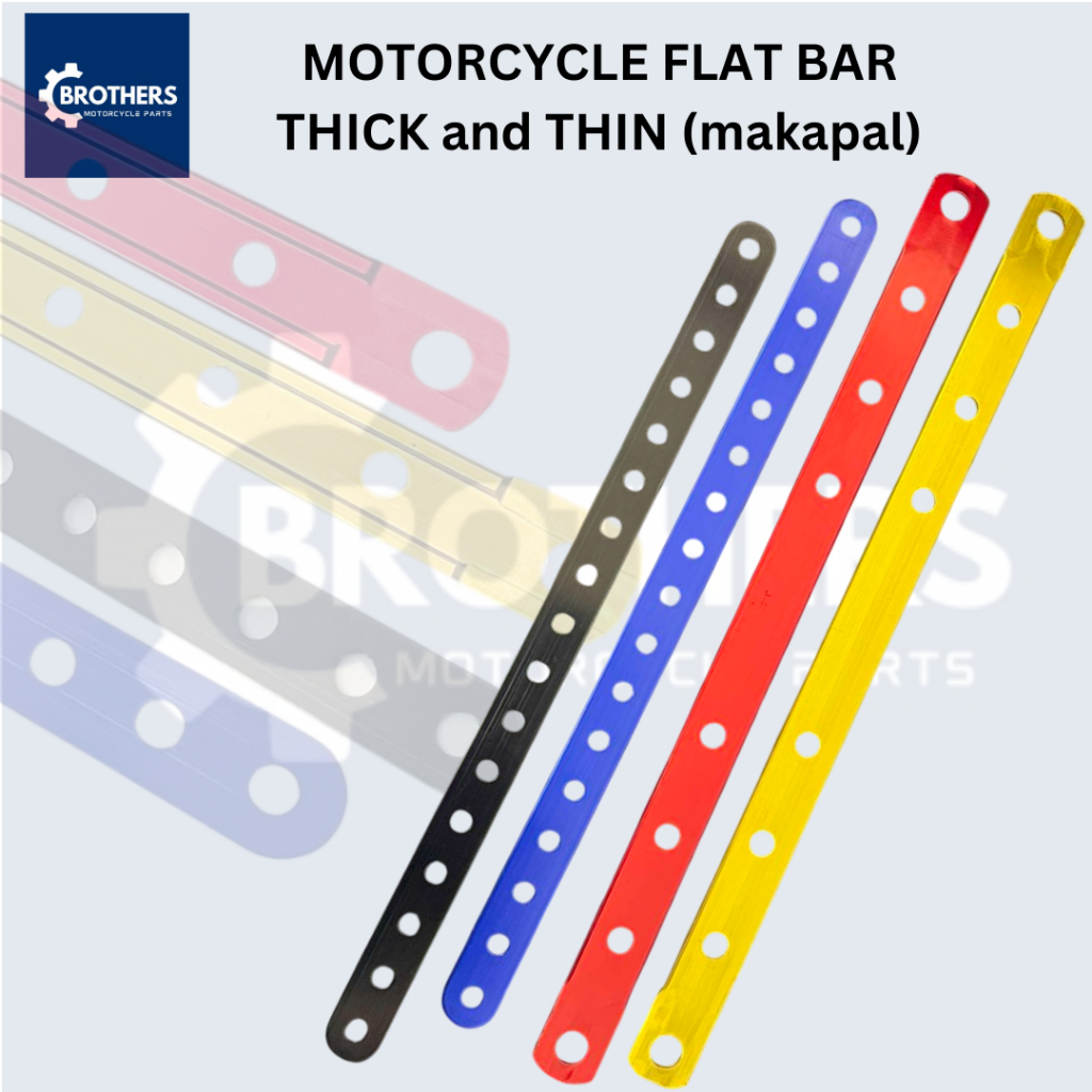 MOTORCYCLE FLAT BAR/EXTENSION THICK and THIN UNIVERSAL (makapal ...